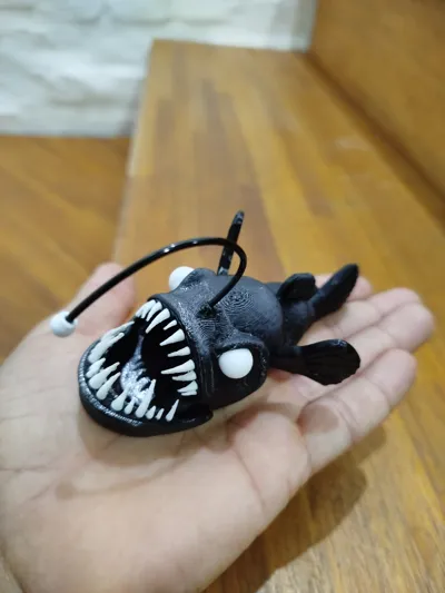 Angler fish - Flexi Articulated Fish by 🟢 Flexi JIMGA MakerWorld ...