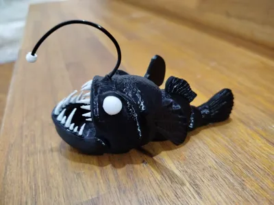 Angler fish - Flexi Articulated Fish by 🟢 Flexi JIMGA MakerWorld ...
