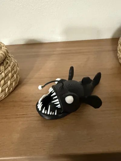 Angler fish - Flexi Articulated Fish by 🟢 Flexi JIMGA MakerWorld ...