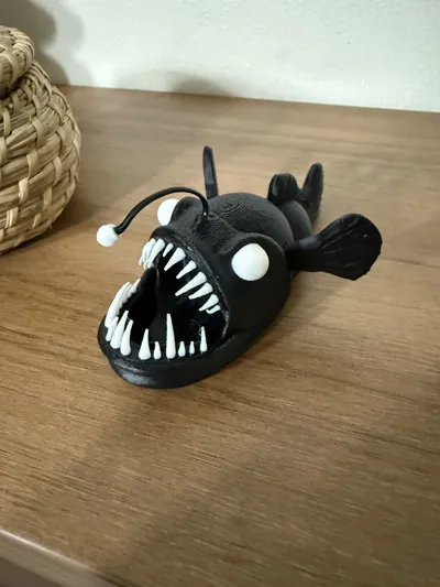 Angler fish - Flexi Articulated Fish by 🟢 Flexi JIMGA MakerWorld ...