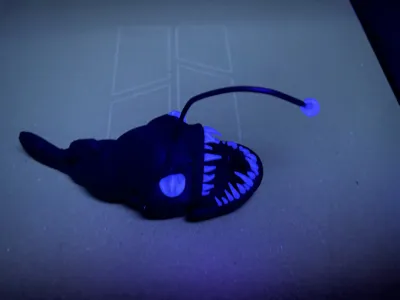 Angler fish - Flexi Articulated Fish by 🟢 Flexi JIMGA MakerWorld ...