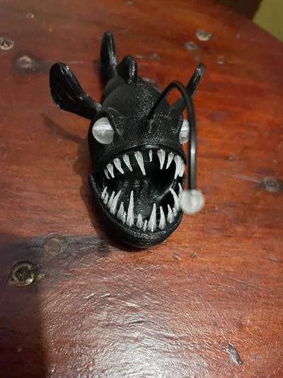 Angler fish - Flexi Articulated Fish by 🟢 Flexi JIMGA MakerWorld ...