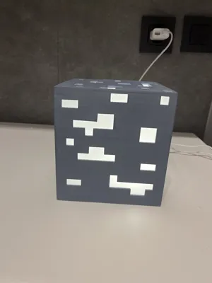 Minecraft ore lamp by DOT-Nobody MakerWorld: Download Free 3D Models