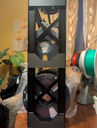 Sturdy Modular Filament Spool Rack Fully Printable by ...