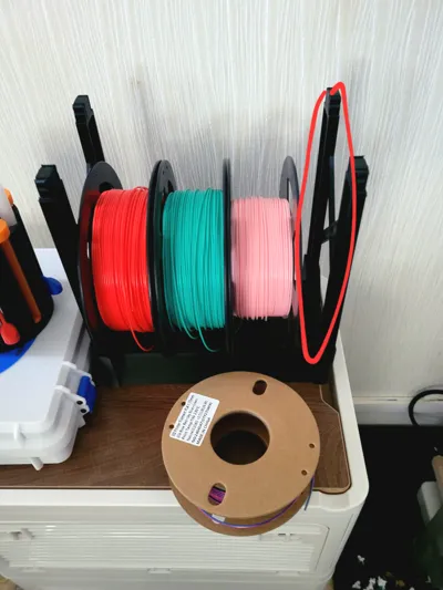 Sturdy Modular Filament Spool Rack Fully Printable by Antiphrasis ...