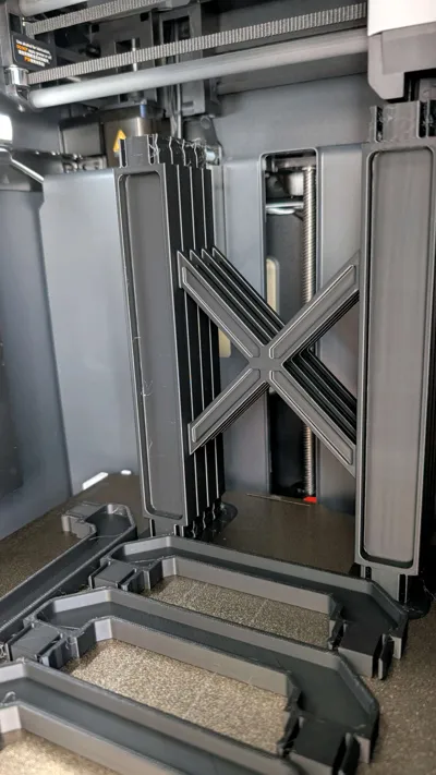 Sturdy Modular Filament Spool Rack Fully Printable by Antiphrasis ...