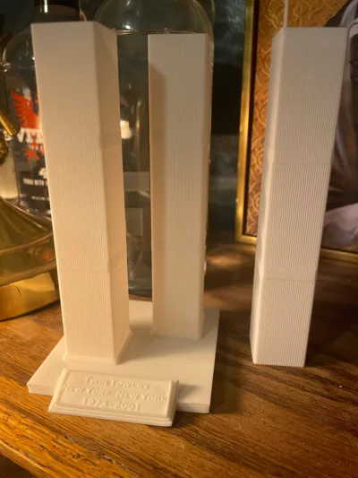 Twin Towers Scale Model Display - Free 3D Print Model - MakerWorld