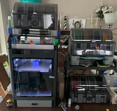 Storage drawer for P1P P1S X1C Printer riser - Free 3D Print Model ...