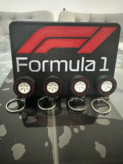 F1 Key Holder - Free 3D Print Model - MakerWorld