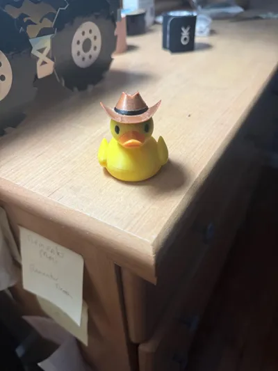 Cowboy Duck - Free 3D Print Model - MakerWorld