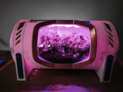 Spaceship Terrarium Monitor Riser by DKprints - MakerWorld