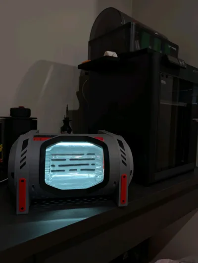 Spaceship Terrarium Monitor Riser by DKprints - MakerWorld