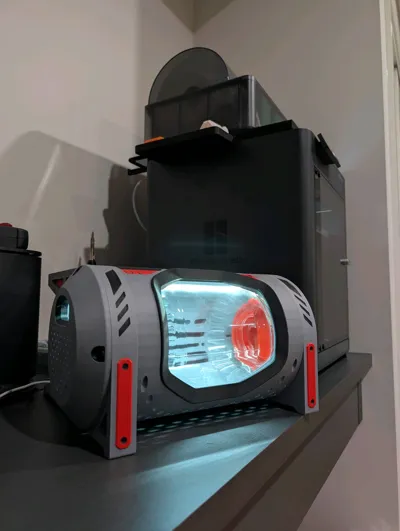 Spaceship Terrarium Monitor Riser by DKprints - MakerWorld