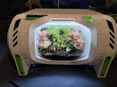 Spaceship Terrarium Monitor Riser by DKprints MakerWorld: Download Free ...