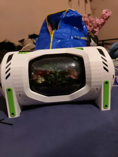Spaceship Terrarium Monitor Riser - Free 3D Print Model - MakerWorld