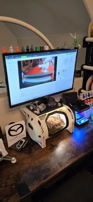Spaceship Terrarium Monitor Riser by DKprints - MakerWorld