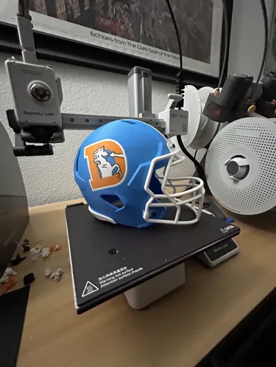 Broncos Retro University of Denver Football Helmet by animuL67 ...