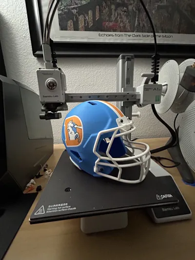 Broncos Retro University of Denver Football Helmet by animuL67 ...