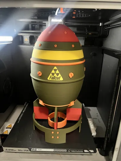 Fallout Mini Nuke AMS 4 Color Print Remixed by Faran3D - MakerWorld