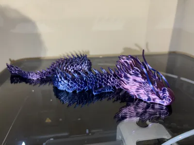 East Sea Dragon King—Ao Guang【Articulated Dragon】 by 黑日 MakerWorld ...