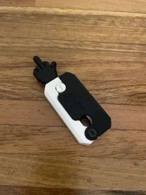 8-bit Gravity Knife Middle Finger Remixed by TheMzunguPrints MakerWorld ...