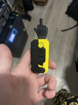 8-bit Gravity Knife Middle Finger Remixed by TheMzunguPrints MakerWorld ...