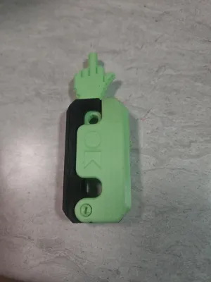 8-bit Gravity Knife Middle Finger Remixed by TheMzunguPrints MakerWorld ...