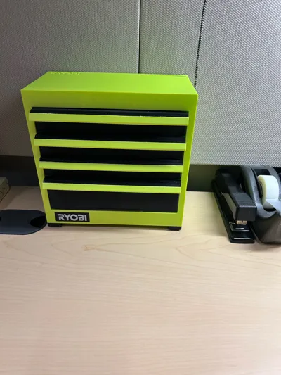 Ryobi Mini Desktop Toolbox Remixed by CeeDog99 MakerWorld: Download ...