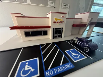 IN-N-OUT Model Set - Hot Wheels Display 1:64 Scale by LAYRLAB ...