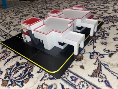 IN-N-OUT Model Set - Hot Wheels Display 1:64 Scale by LAYRLAB ...