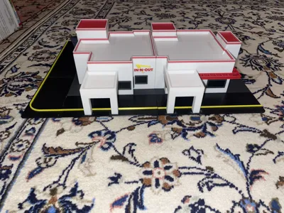 IN-N-OUT Model Set - Hot Wheels Display 1:64 Scale by LAYRLAB ...