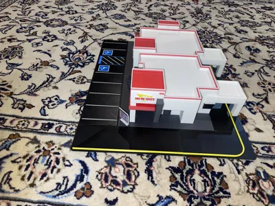 IN-N-OUT Model Set - Hot Wheels Display 1:64 Scale by LAYRLAB ...