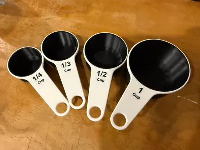 Measuring Cups Set of 4 Pieces by eyestudio MakerWorld: Download Free ...
