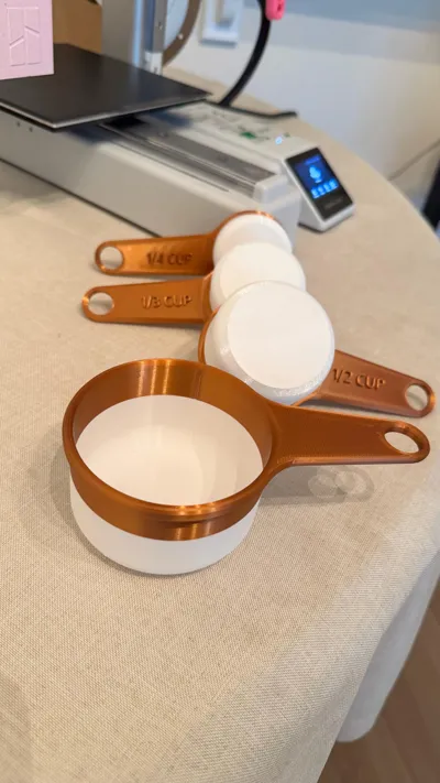 Measuring Cups Set of 4 Pieces by eyestudio MakerWorld: Download Free ...