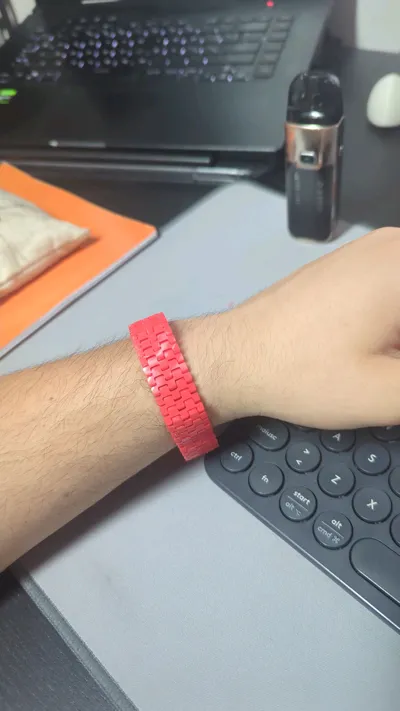 Designer Bracelet "Infinity Weave" - Free 3D Print Model - MakerWorld