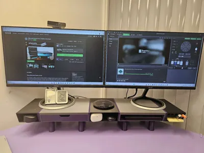 Adjustable Monitor Riser | Modular Desk Stand by JABO Designs ...