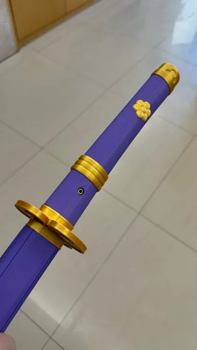 [FullBlade]ONEPIECE Zoro's sword Enma [A1mini] - Free 3D Print Model ...