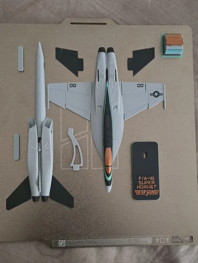 F/A-18 Super Hornet Top Gun Maverick Plane KitCard by pbbence1994 ...