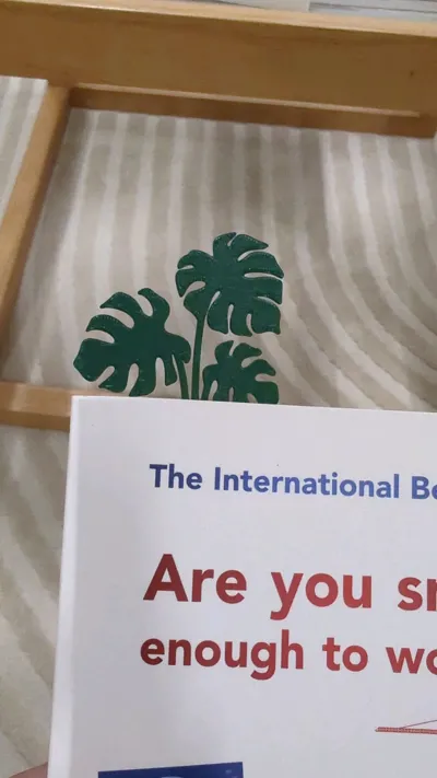 Monstera Plant Bookmarks & Clips - Free 3D Print Model - MakerWorld