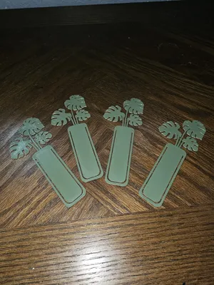 Monstera Plant Bookmarks & Clips by noordinaryleaf - MakerWorld