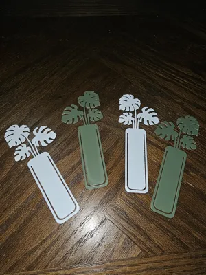Monstera Plant Bookmarks & Clips by noordinaryleaf - MakerWorld