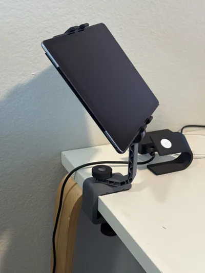 Mechanical Arm Holder Stand for Tablet/Phone - Free 3D Print Model ...