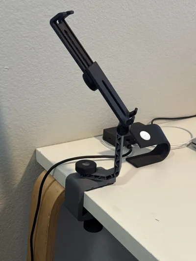 Mechanical Arm Holder Stand for Tablet/Phone - Free 3D Print Model ...