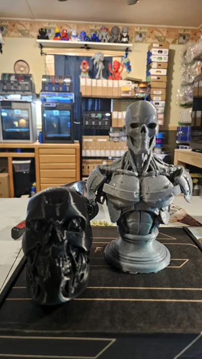 Cyborg Bust - Free 3D Print Model - MakerWorld