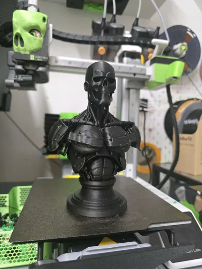 Cyborg Bust by 3D_TN MakerWorld: Download Free 3D Models