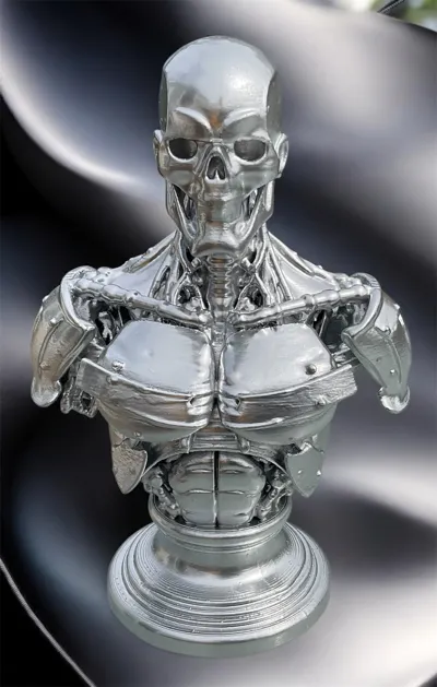 Cyborg Bust by 3D_TN MakerWorld: Download Free 3D Models
