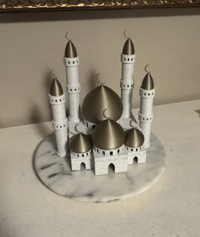 Islamic Masjid Mosque Decor by Taa Design MakerWorld: Download Free 3D ...