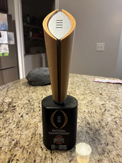 2024 Ohio State National Championship Trophy - Free 3D Print Model ...