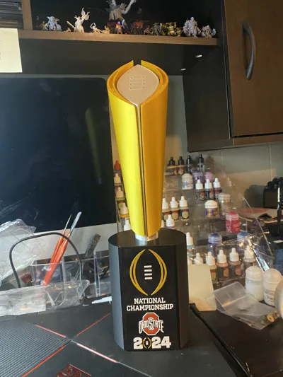2024 Ohio State National Championship Trophy - Free 3D Print Model ...