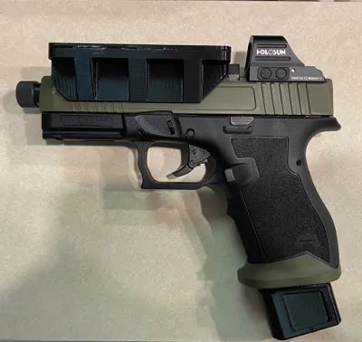 G19/G17 Magnetic Quick Draw Magnetic Mount by UtahMini MakerWorld ...